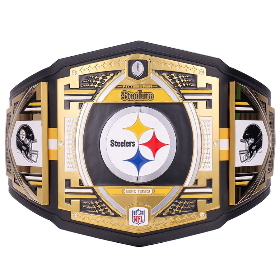 Pittsburgh Steelers Title Belt | Legacy NFL Championship – MnM Belts